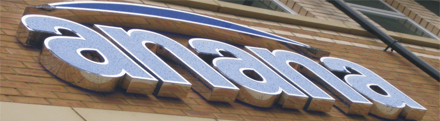 Stainless steel built up letters with acrylic face – Jaysigns